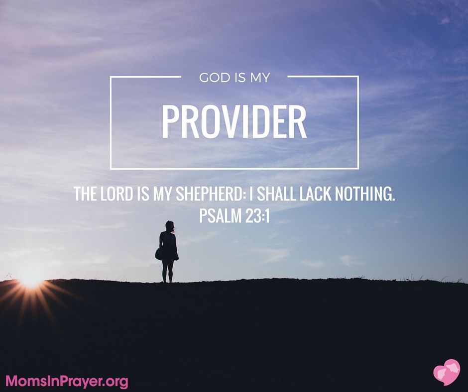 Provider God gives exactly what is needed. See it? – Fearless Living